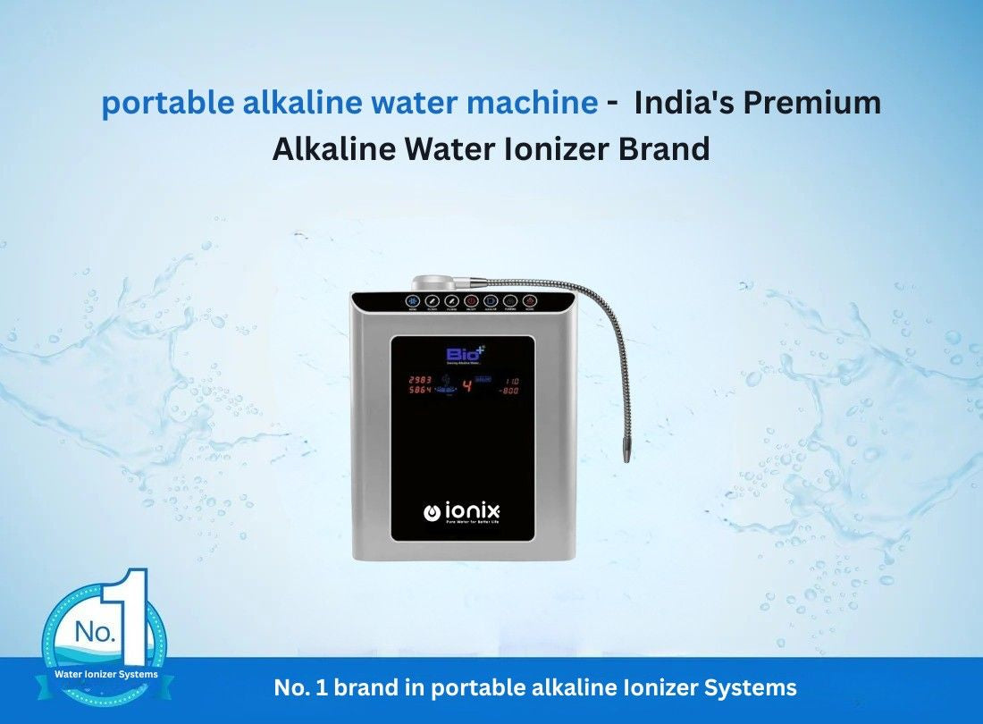 Stay Hydrated Anywhere with a Portable Alkaline Water Machine – Ionix ...