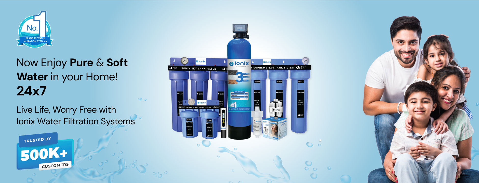 India's No 1 Water Filter Brand – Ionix Water Filter Systems