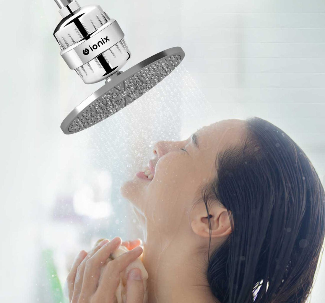 Ionix Shower Filter – 15-Stage Hard Water Filter | Ionix Water Filters ...